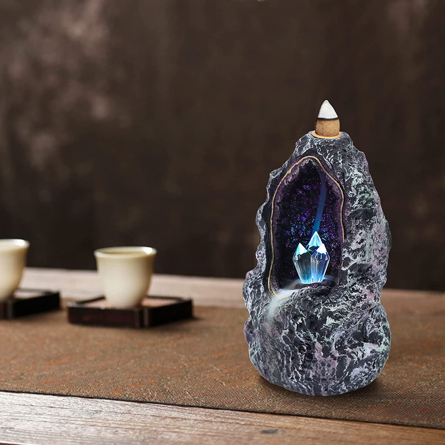 Backflow Incense Burner Realistic Texture Backflow Design Unique Art ...