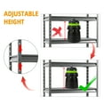 "Shuntong Atlas 4-Tier Industrial Shelving, 48""Wx24""Dx72""H, 12000 ...