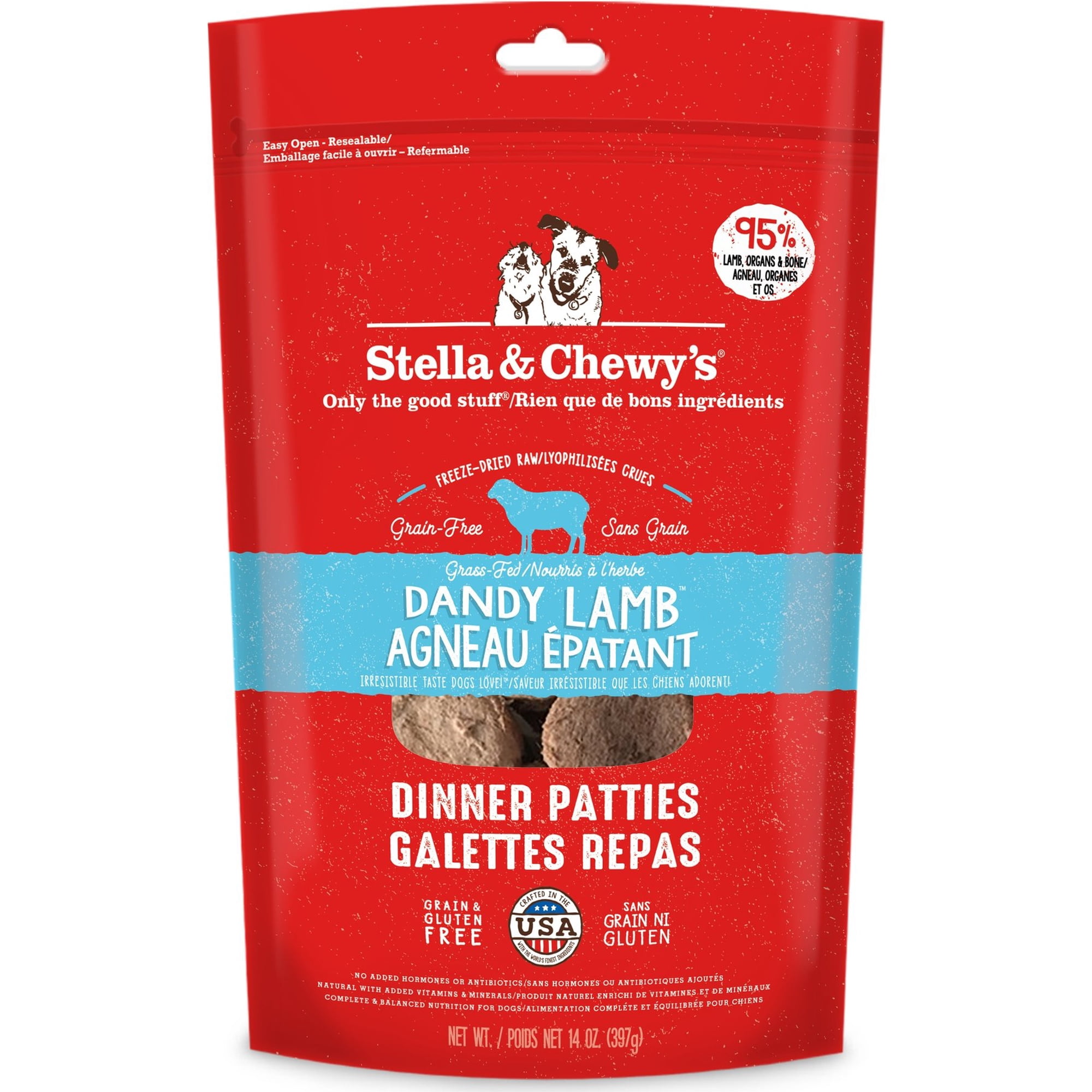 Click here for Naturalfood Stella & Chewys Dandy Lamb Dinner Patt... prices