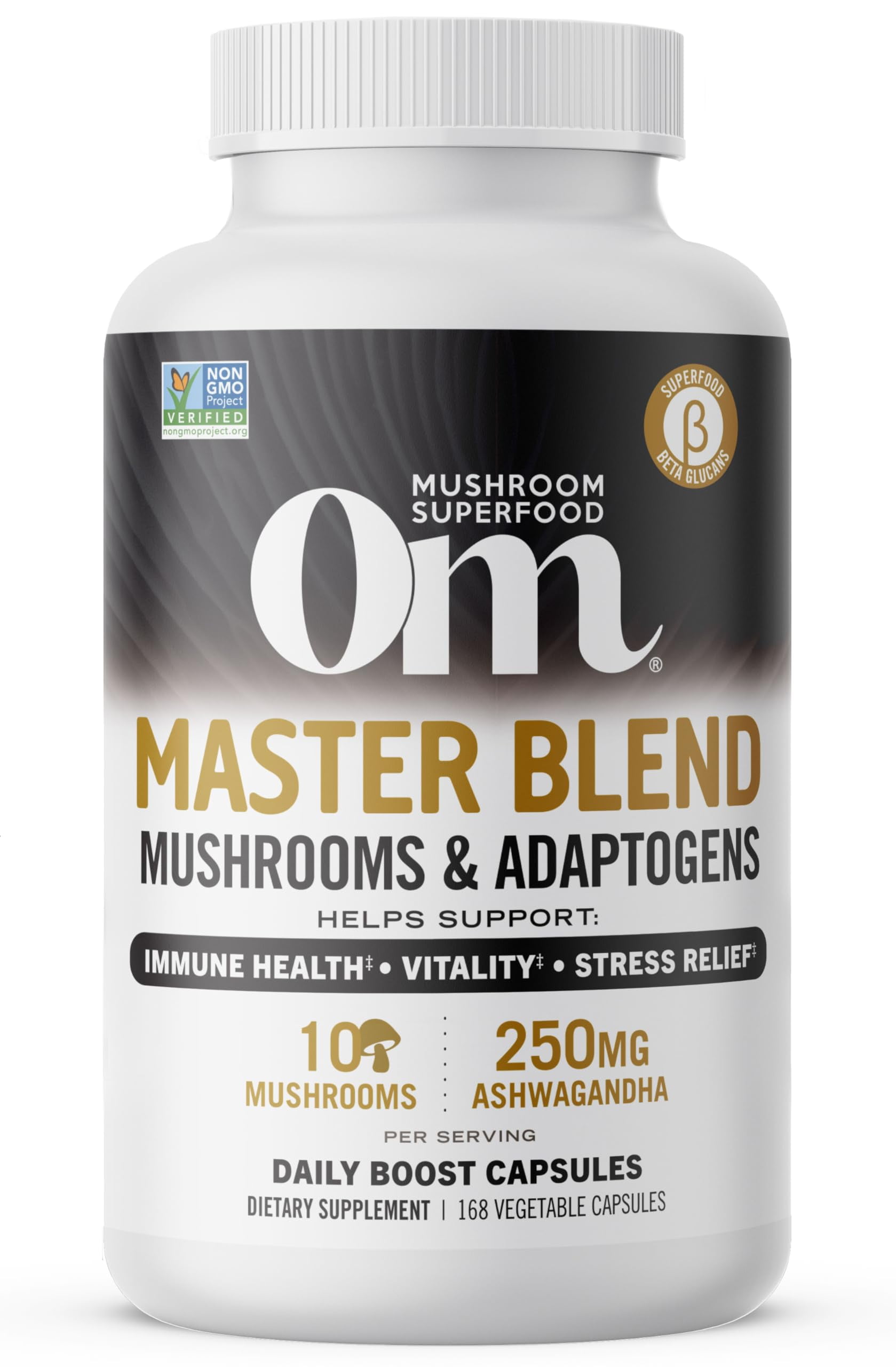 Suplemento OM Mushroom Superfood Master Blend 160 cápsulas | Walmart en ...