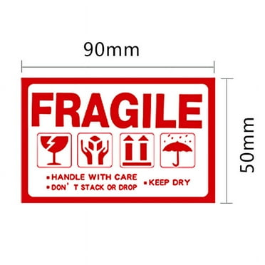 WORGEOUS 50 Sheets Large Labels for Storage Bins Fragile Stickers ...