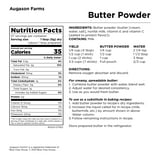 Augason Farms Dehydrated Butter Powder Resealable Pouch Emergency Food ...