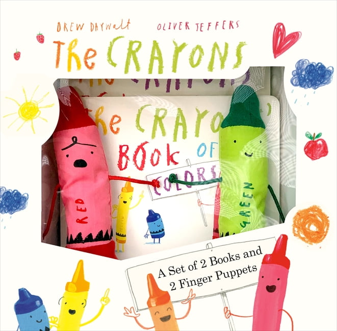 The Crayons: A Set of Books and Finger Puppets (Board Book) - Walmart.com