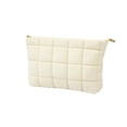 Cosmetic Bag Large Capacity Nylon Travel Organizer with Quilted Soft ...