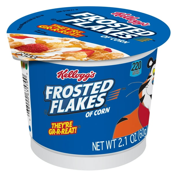 Kelloggs Breakfast Cereal Frosted Flakes Original 2 1 Oz Walmart