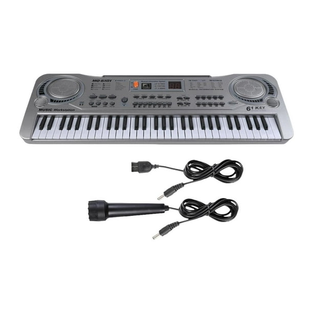 Piano Electrónico de 61 teclas para niños, interacción familiar ...