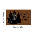 5pc Vintage halloween decor Halloween Doormat 80x50 Cm Witch And ...