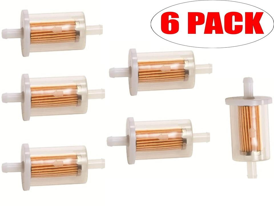 Oregon 07-064 (6 Pack) In Line Fuel Filter Replaces Briggs & Stratton ...