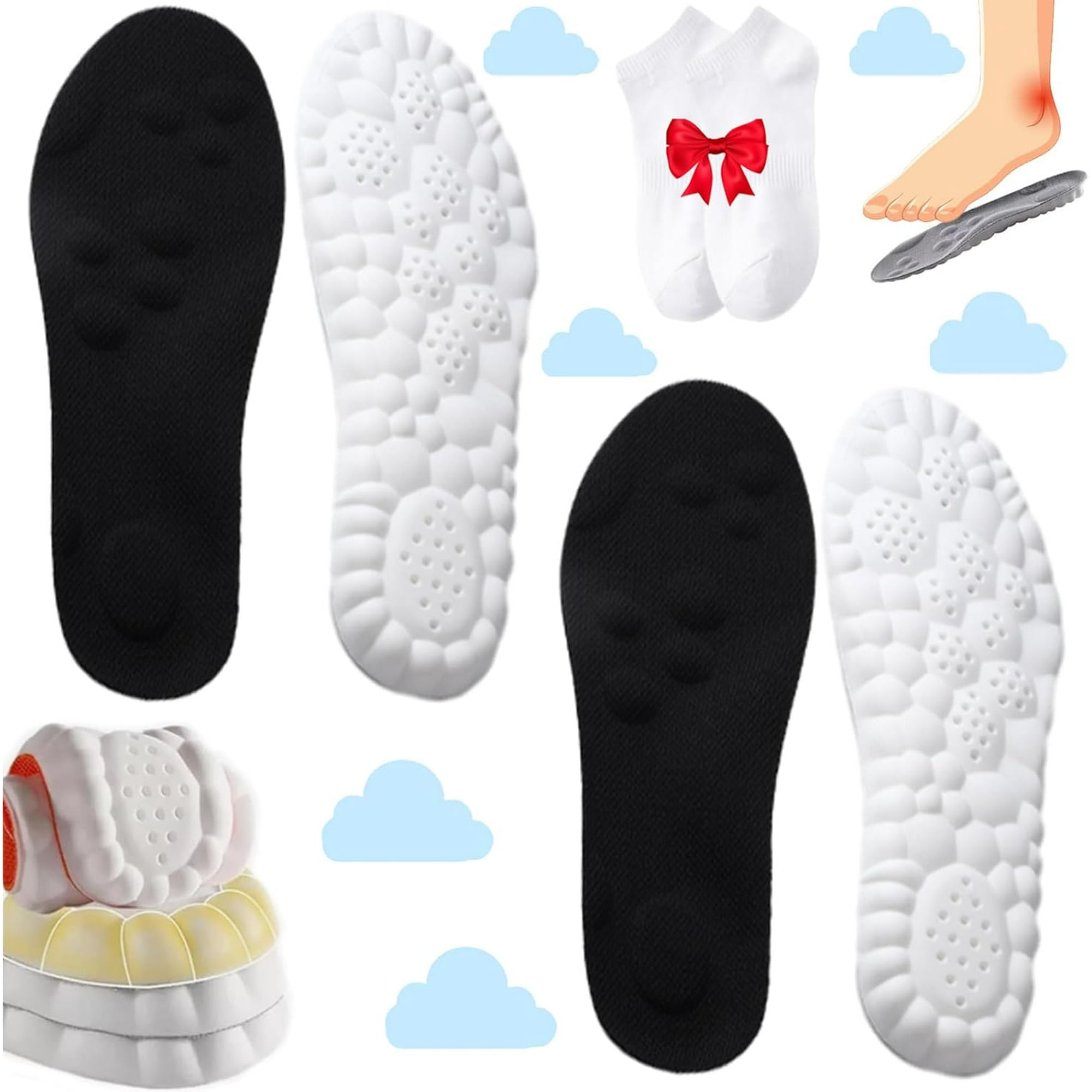 Click here for Xuefan 2 Pairs Steppers Insoles For Men/Women  202... prices