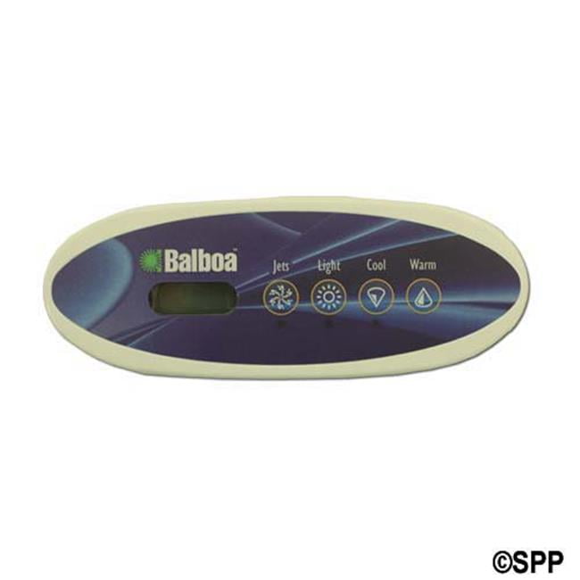 Balboa 55080 MVP & VL240 4-Button Jets-Light-Cool-Warm Spaside Control, White Bezel - Walmart.com