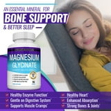 Toplux Magnesium Glycinate 525 mg Capsules for Relaxation Sleep Muscle ...