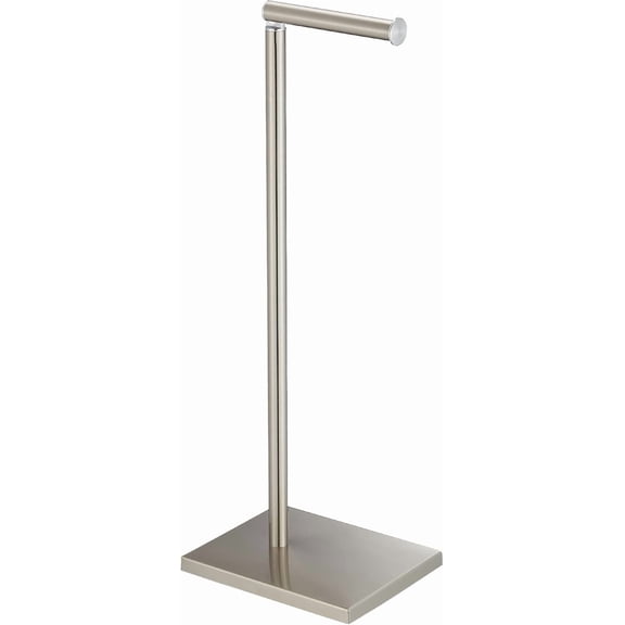 Toilet Paper Holder Heavy Weighted Stand, Free Standing Bathroom Extra ...