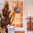 Clearance! Zguuel Birch Wood Independence Day Door Hanger, Patriotic ...