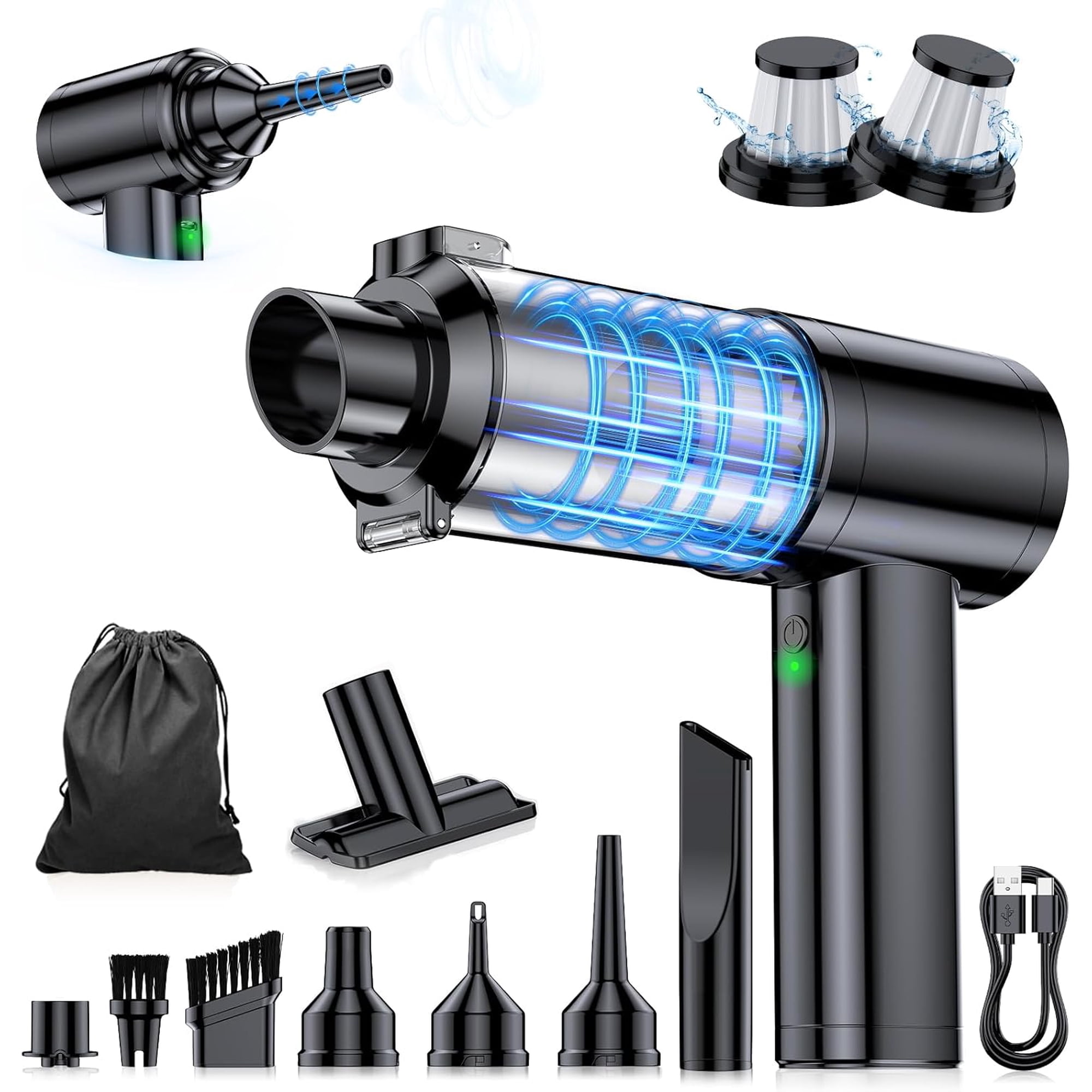 Click here for Unbranded Car Vacuum Portable Cordless  35000pa Hi... prices