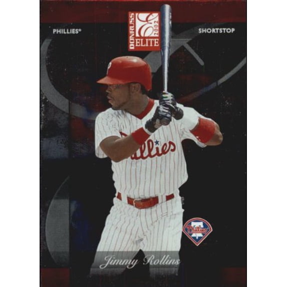 2002 Donruss Elite #55 Jimmy Rollins MLB Baseball Trading Card ...