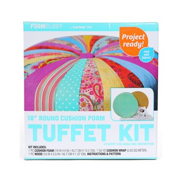 Cushion Foam Tuffet By Fairfield™, 18" X 18" X 6" Thick - Walmart.com