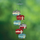 Sunset Vista Designs Wind Chimes Camper Trailer RV Decor Galvanized ...
