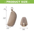 Fashionable Compact Coin Purse Spacious Interior Zippers Closure ...