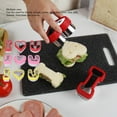 3-Piece Stainless Steel Cookie Cutters - Heart, I, and U Shape for ...