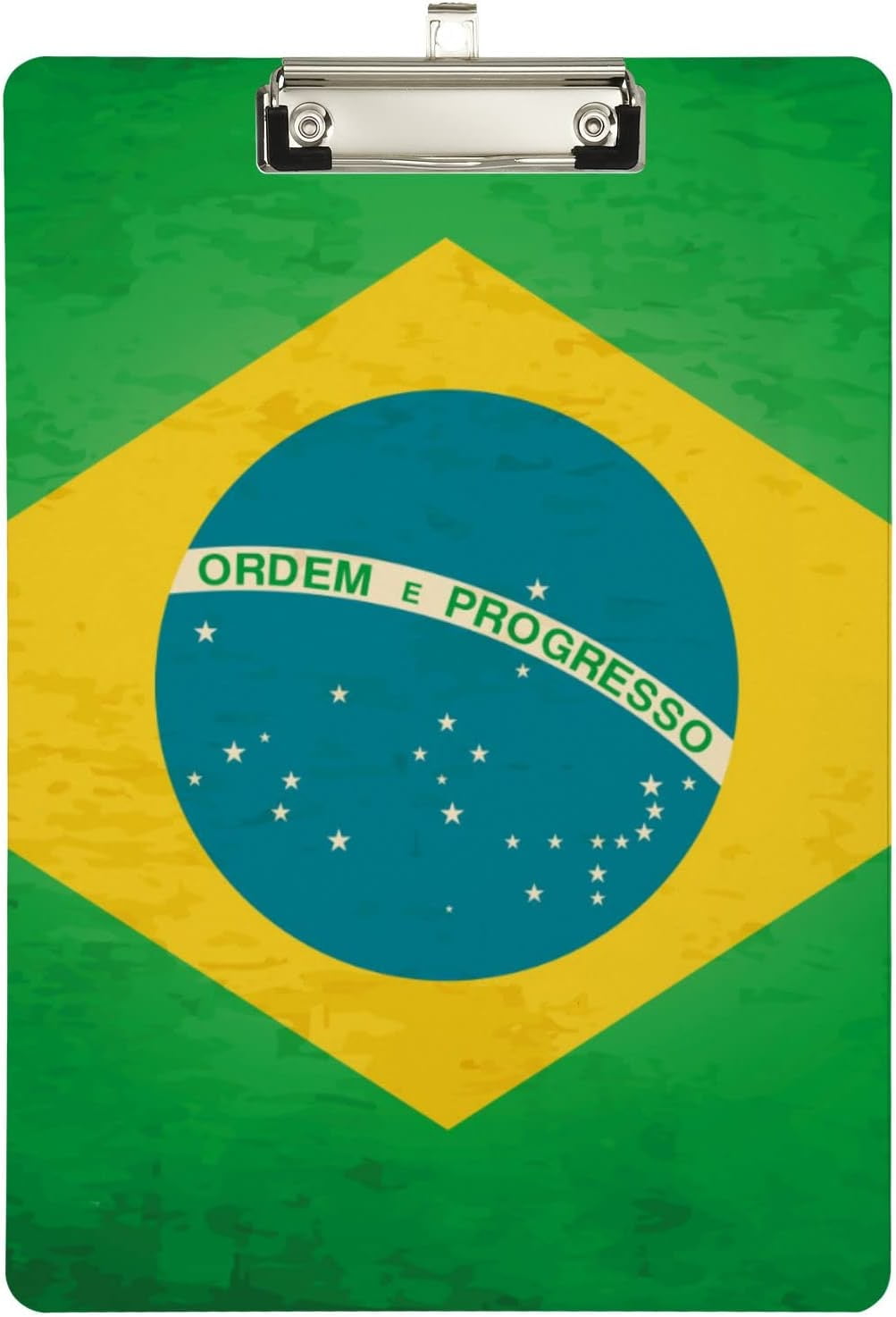 ZHANZZK Brazil Flag Clipboard Hardboard Wood Nursing Clip Board and ...