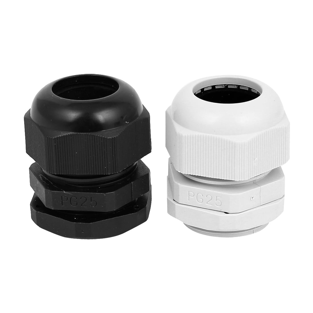 2 Pcs M30 Dia PG25 Waterproof Cable Glands Joints Adapter Fastener ...