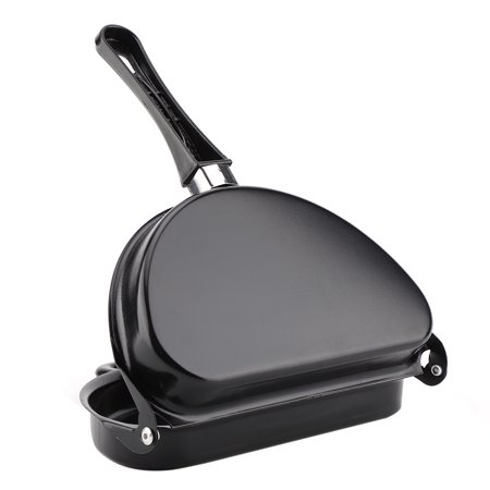 Peahefy Folding Frying Pan,Omelette Pan,Double Side Folding Non-stick ...
