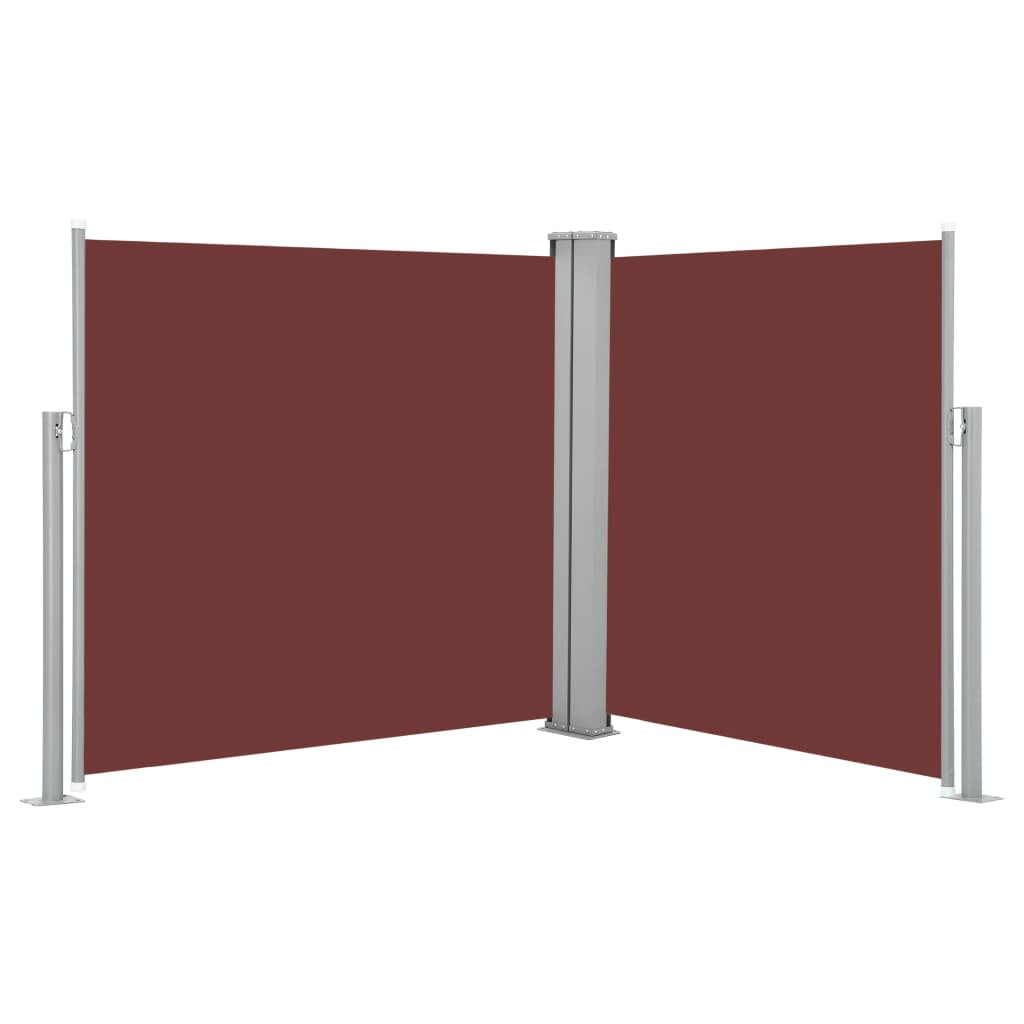 vidaXL Retractable Side Awning Folding Privacy Screen Outdoor Divider ...