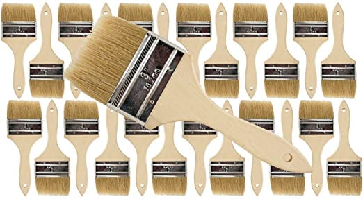 Pro Grade - Chip Brush – 3 inch Professional Paint Brushes – 24 Pack ...