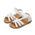 Toddler Girl White Sandals Size 10 Easter Flower Girl Dress Shoes Open ...
