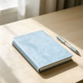 A5 Soft PU Leather Notebook With Pen Holder, 100 Sheets 200 Pages 80gsm ...