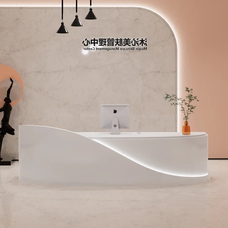 Church Office Reception Desk Front Cashier Shop Counter Study Reception ...