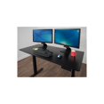 Luxor 60" 3-Stage Dual-Motor Electric Stand Up Desk - Black Oak ...