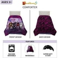 Franco Disney Descendants 3 Kids Bedding Set, Twin/Full Size Reversible ...