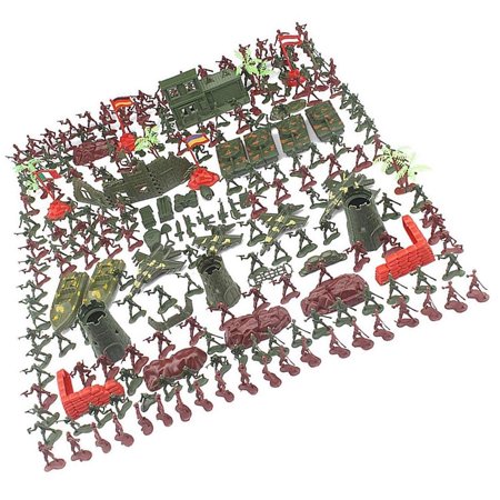 Xinxinyy 290 Pieces Mini Soldiers Figures Simulation Soldier Model Toy ...