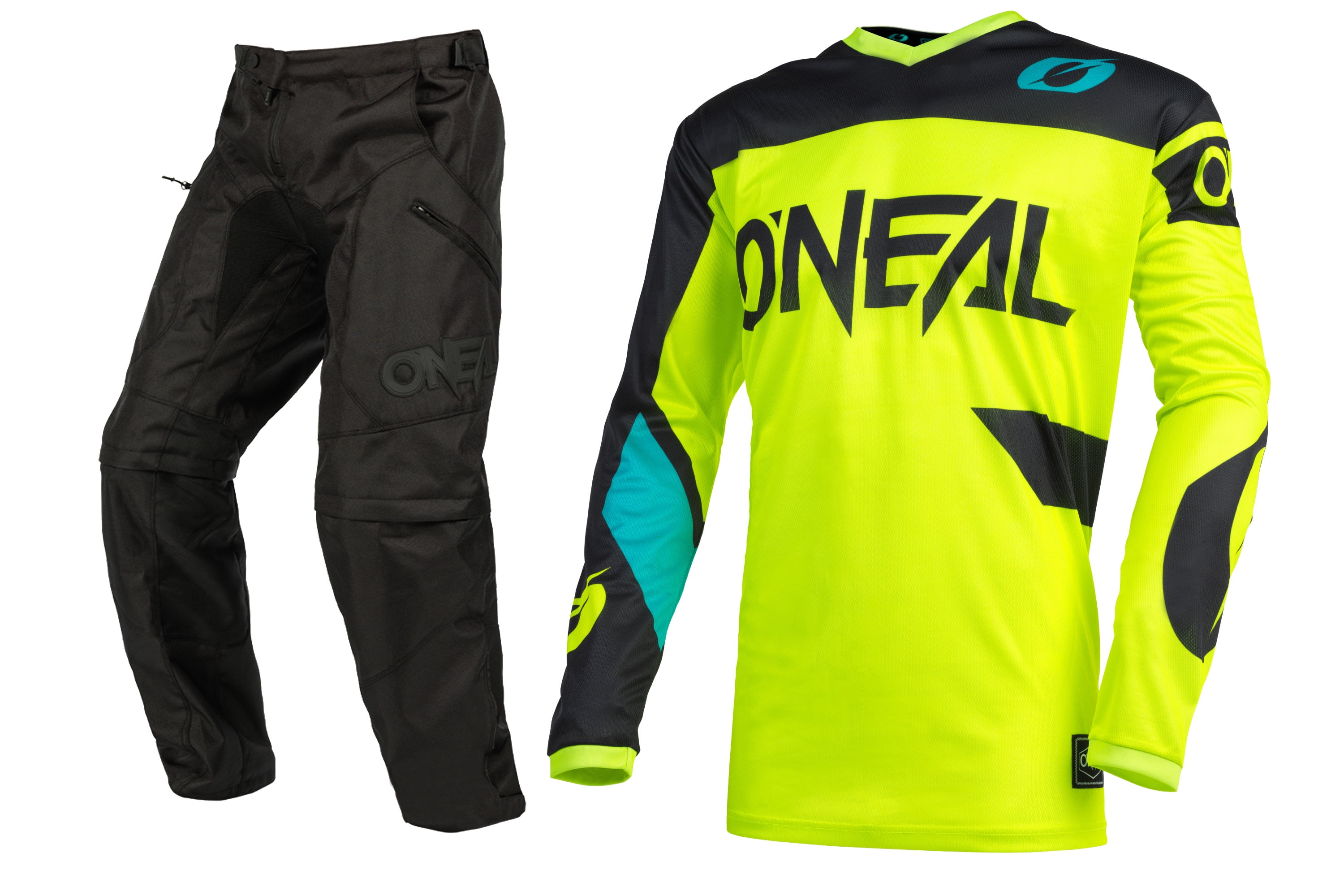 Oneal Element Racewear Black/Neon Jersey Apoc Pant Combo - Walmart.com