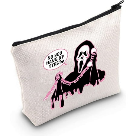 Ghostface Cosmetic Bag Scream Movie Inspired No You Hang Up First ...