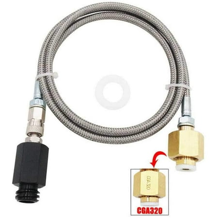 Co2 Cylinder Refill Adapter Connector Kit, CGA320 Thread Set ...