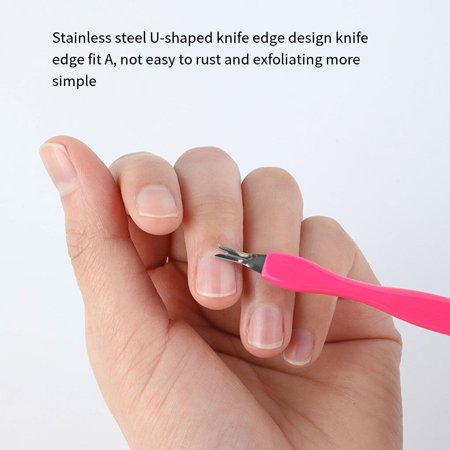 5 Pieces Home Salon Portable Cuticles Remover Nail Portable Cuticles ...