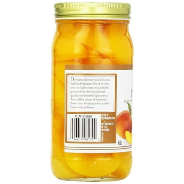 Amish Wedding Ready to Eat Peaches, USA Made 32 ounce Glass Jar, No ...
