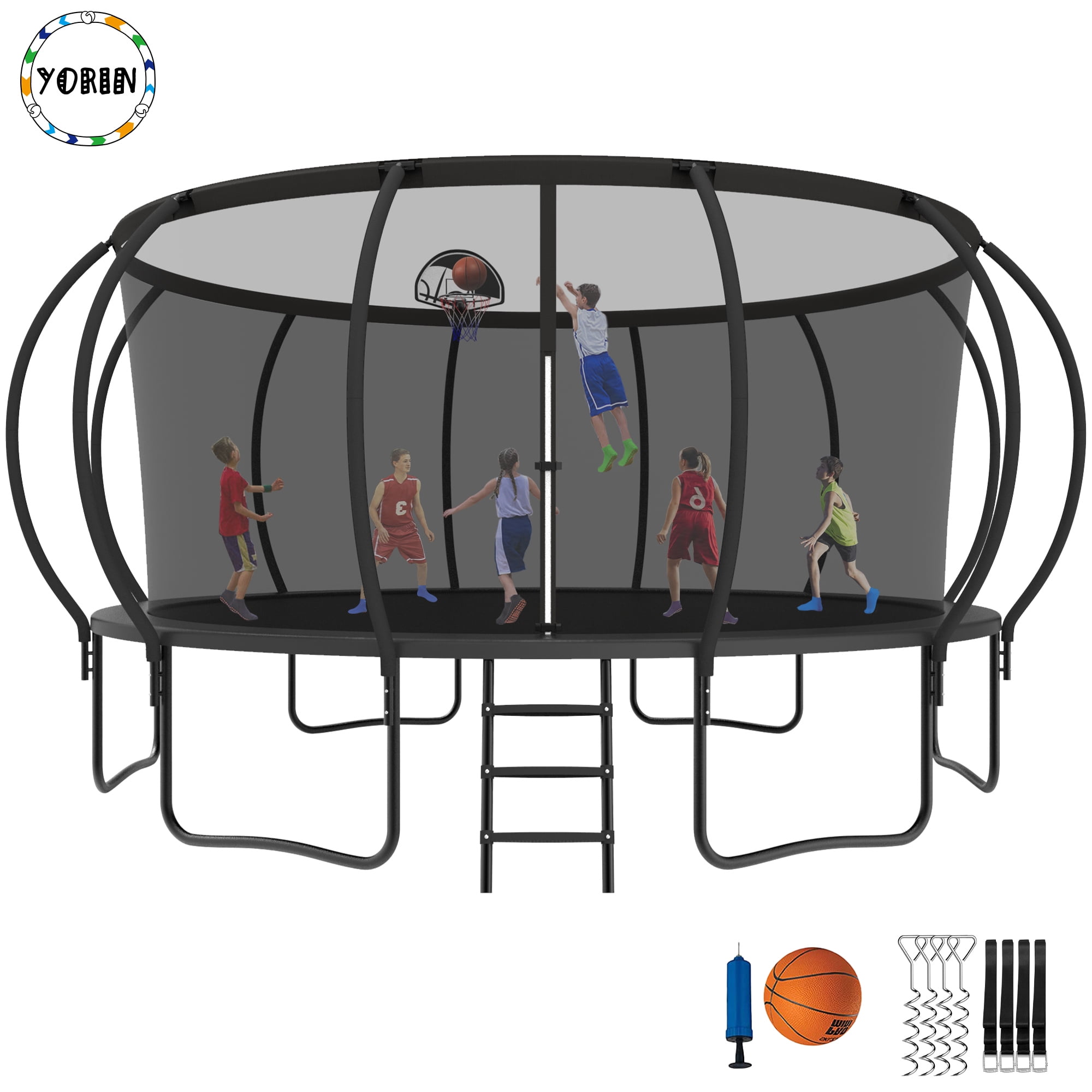 Click here for Yorin Trampoline For 10 Kids  16 Ft Trampoline For... prices