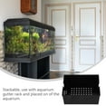 BESTYASH Black Fish Tank Filter Box Drip Filter Case with Anti Overflow ...