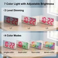 DAYBETTER Digital Alarm Clock, 3 Alarm Settings with Snooze, 12/24H ...