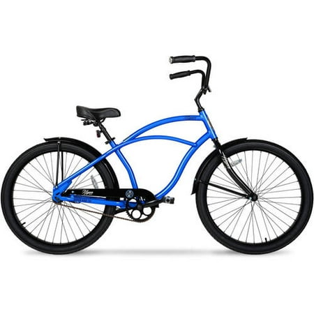 Hyper Bicycles Men's 26" Beach Cruiser Bike in Blue – Walmart Inventory ...