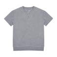 Antinious Boys Solid Loose Casual Raglan V-Neck Short Sleeve Shirts ...