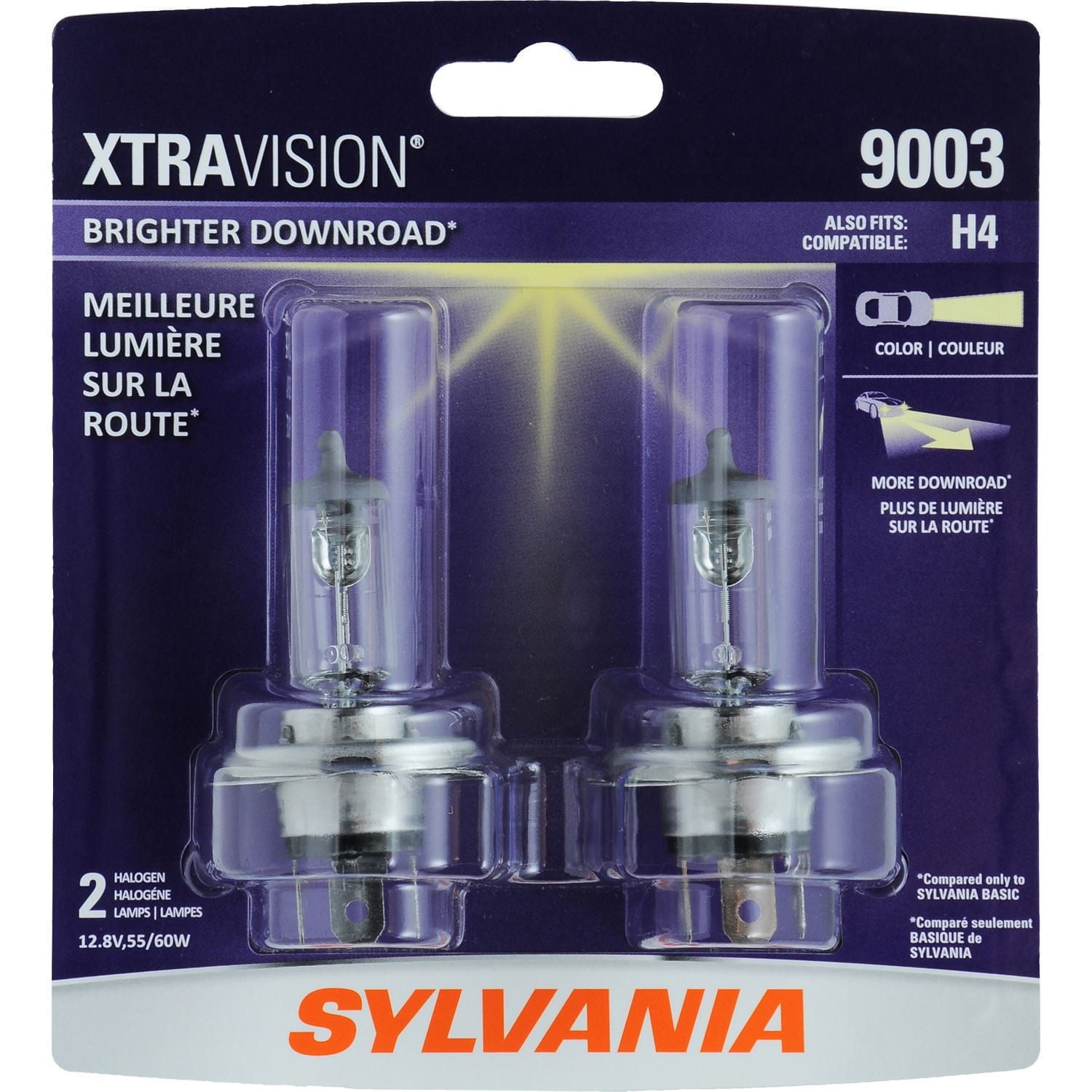 Click here for Sylvania 9003 Xtravision Halogen Headlight prices