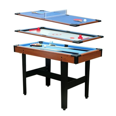 SereneLife 4 in 1 Multi Game Table, 4’x2’ Folding Portable Sports ...
