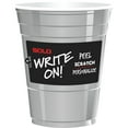 Solo 'Write on' Disposable Plastic Cups, Printed, 18oz, 22 Count ...