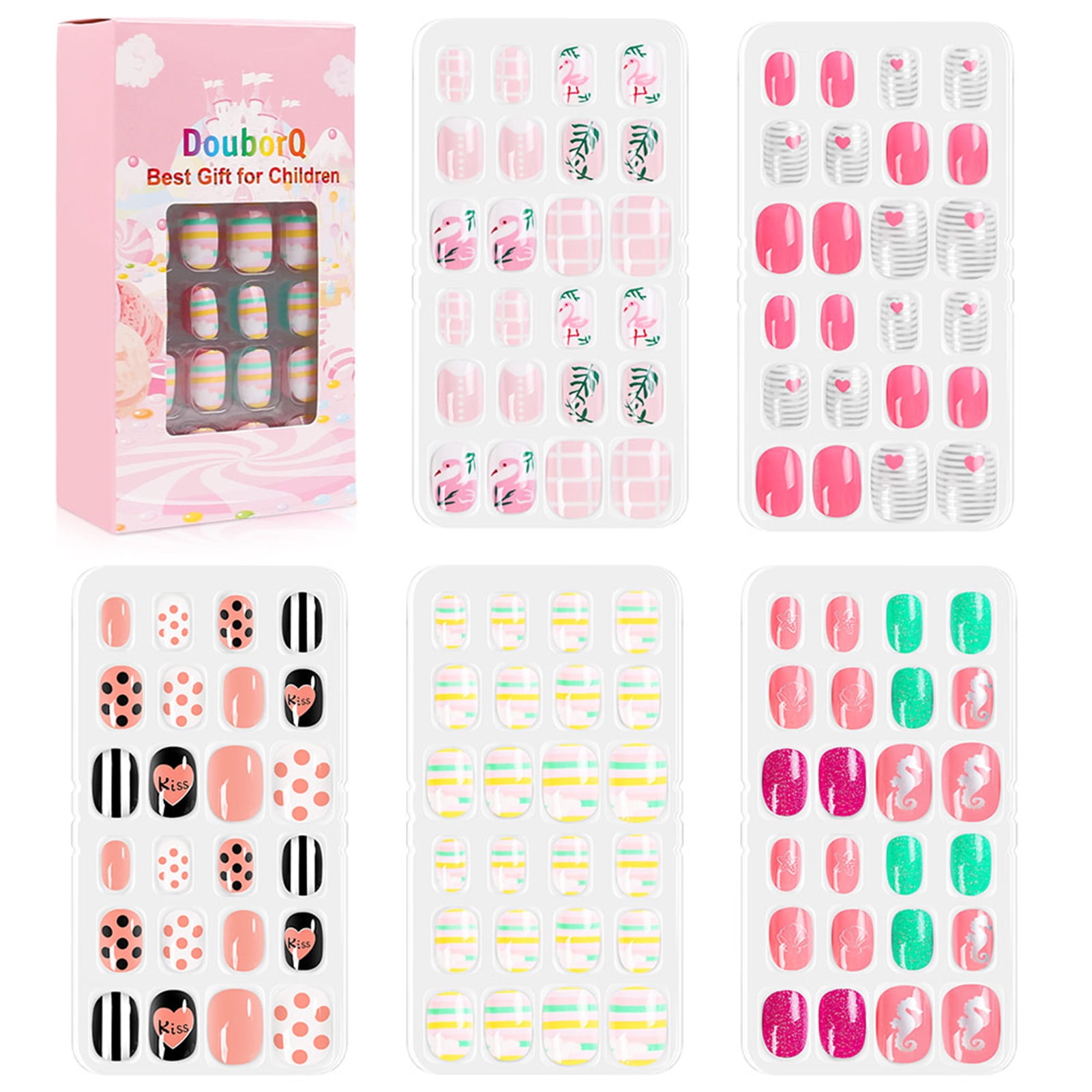 Click here for Douborq 120-Piece Kids Nail Art Kit With Adorable... prices