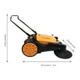 41'' Walk-Behind Sweeper Hand Push Sweeper Pavement Street Sweeping ...