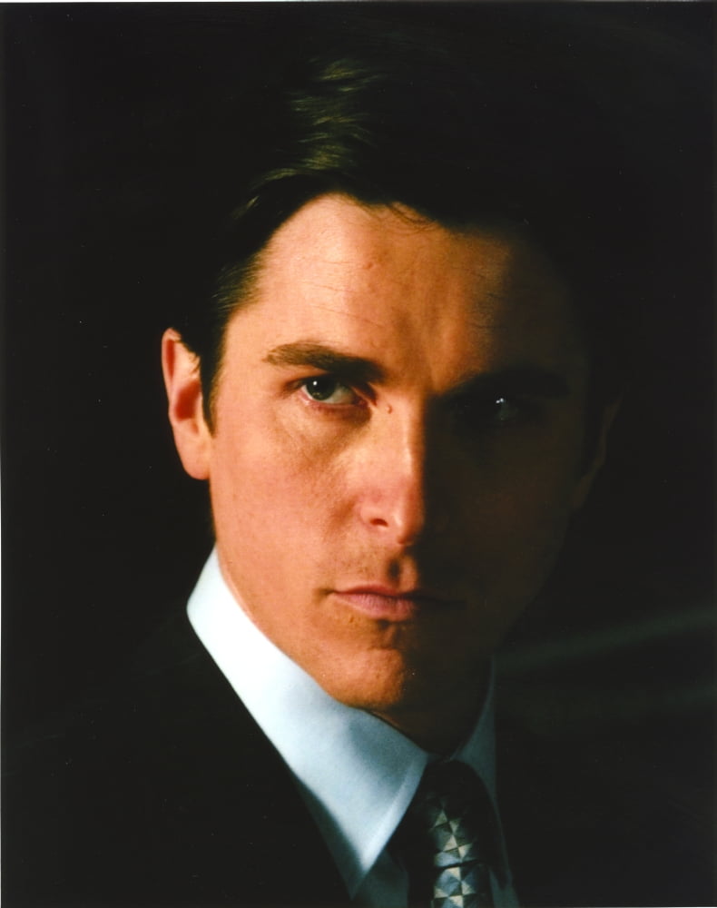 Christian Bale Portrait in Black Suit Photo Print (8 x 10) - Walmart.com